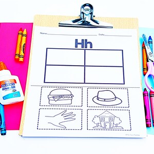 Beginning Sounds Cut and Paste - Etsy