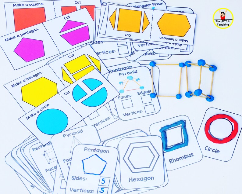 Building 2D and 3D Shapes Activity - Etsy