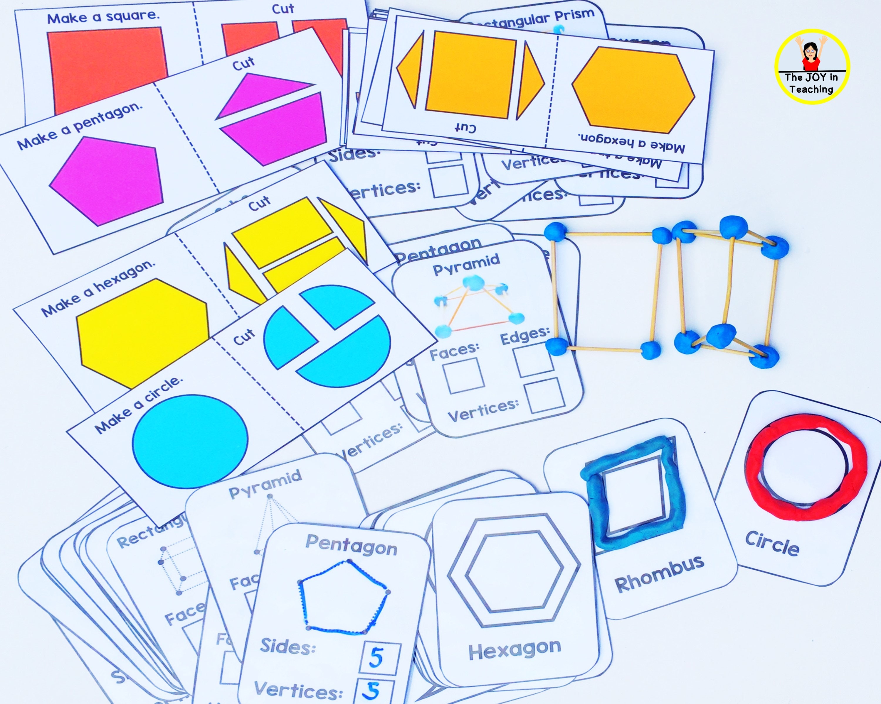Building 2D and 3D Shapes Activity - Etsy