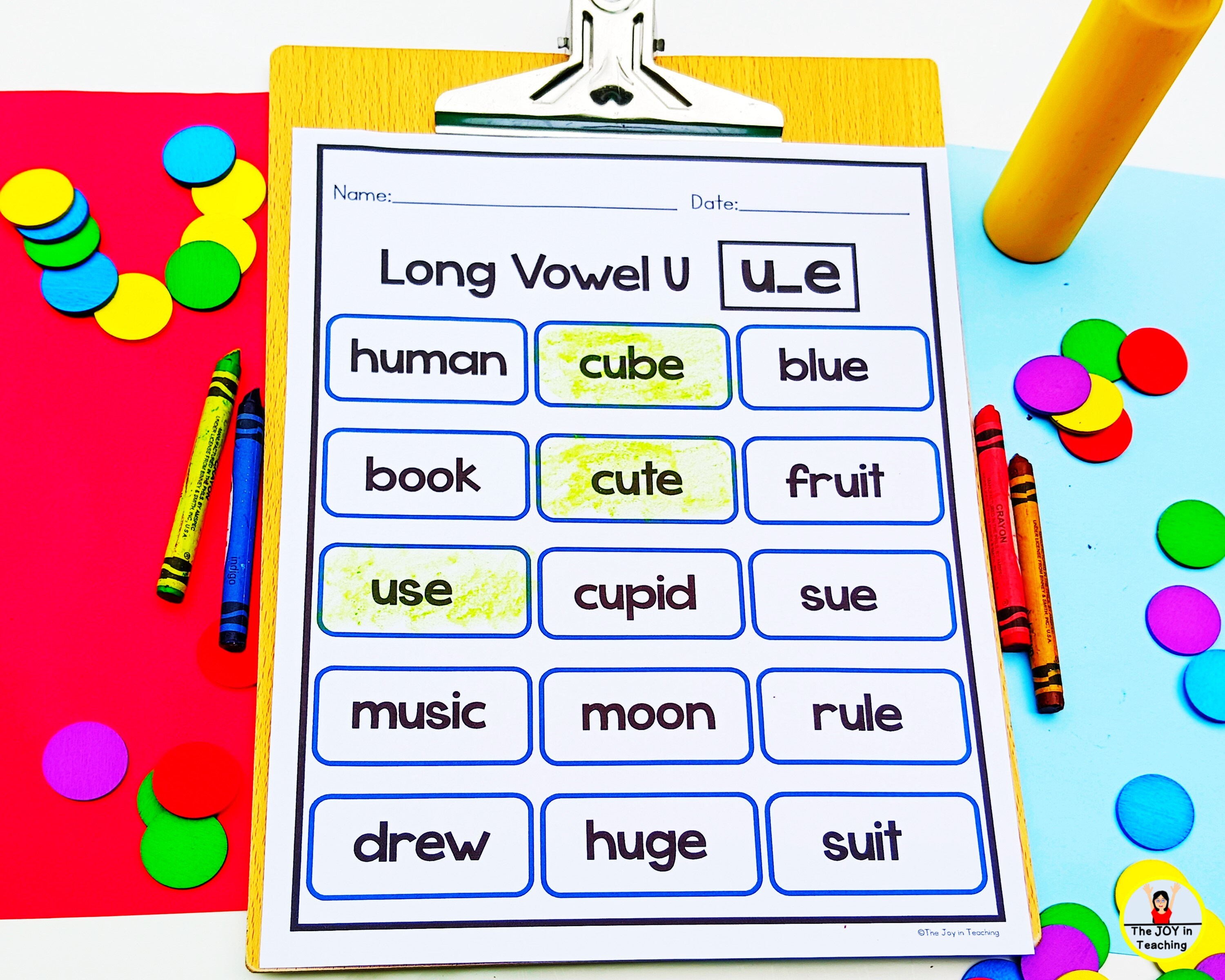 Long Vowel Word Hunt - Etsy