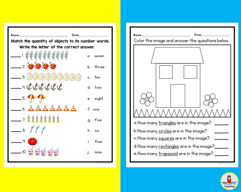 Numbers 0-20 Recognition Counting and Ordering Worksheet - Etsy