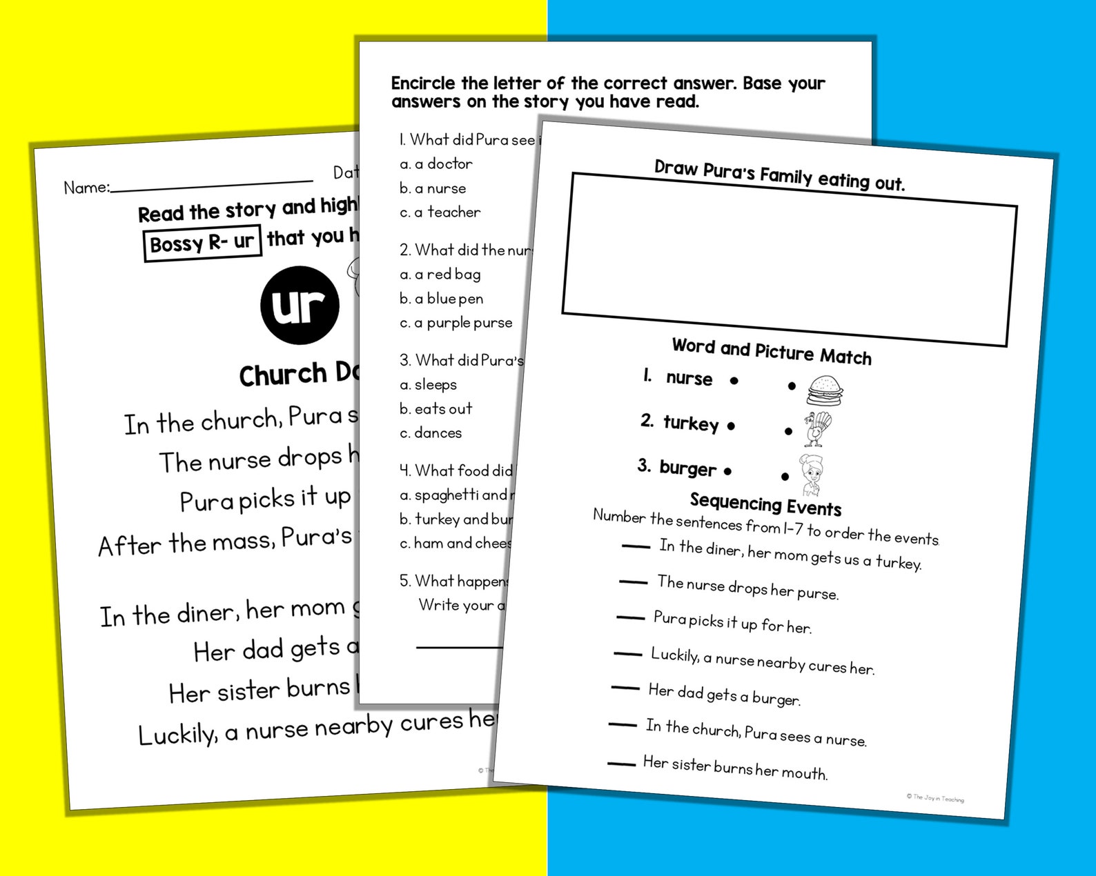 R-controlled Vowel Reading Comprehension Passage - Etsy