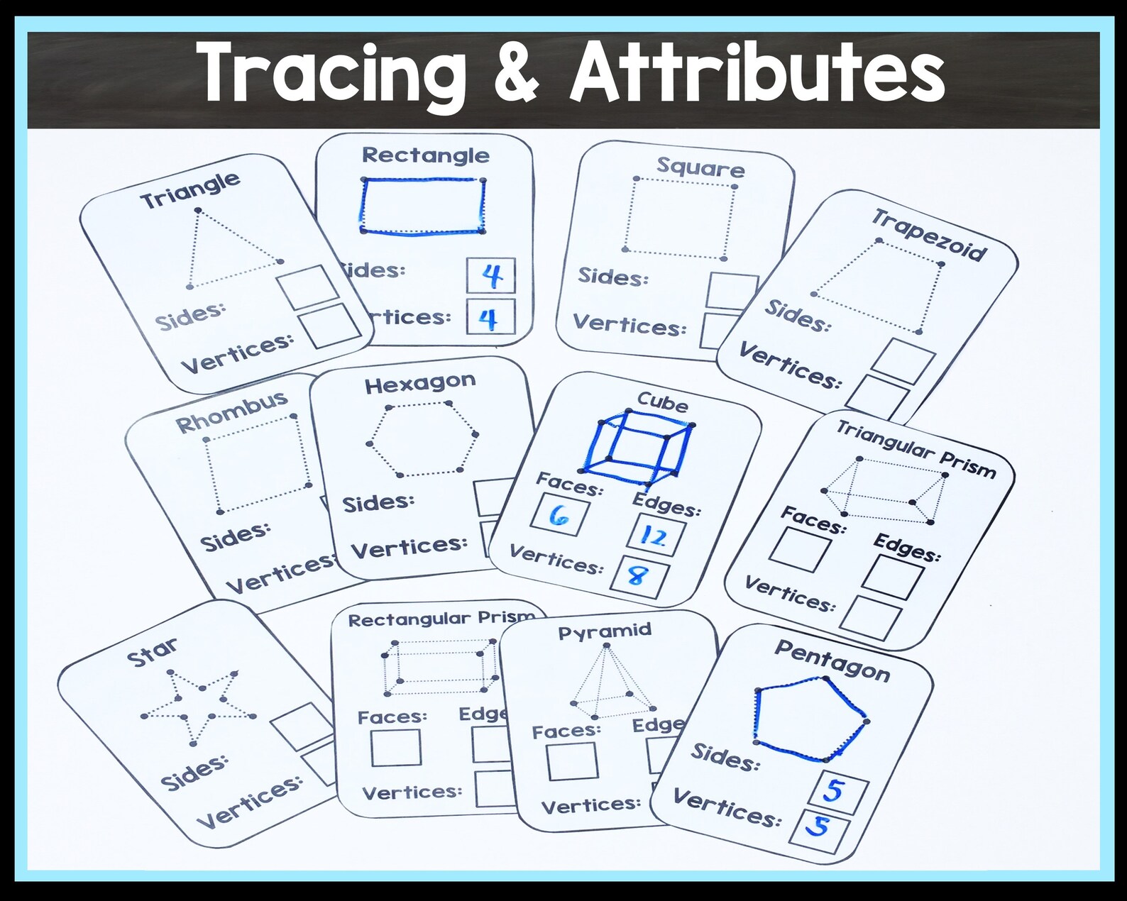 Building 2D and 3D Shapes Activity - Etsy