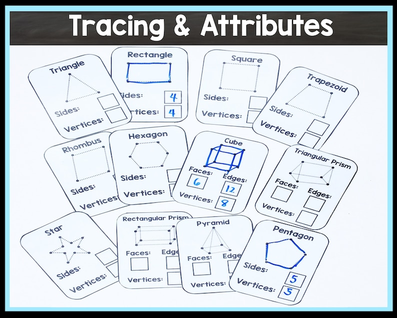 Building 2D and 3D Shapes Activity - Etsy