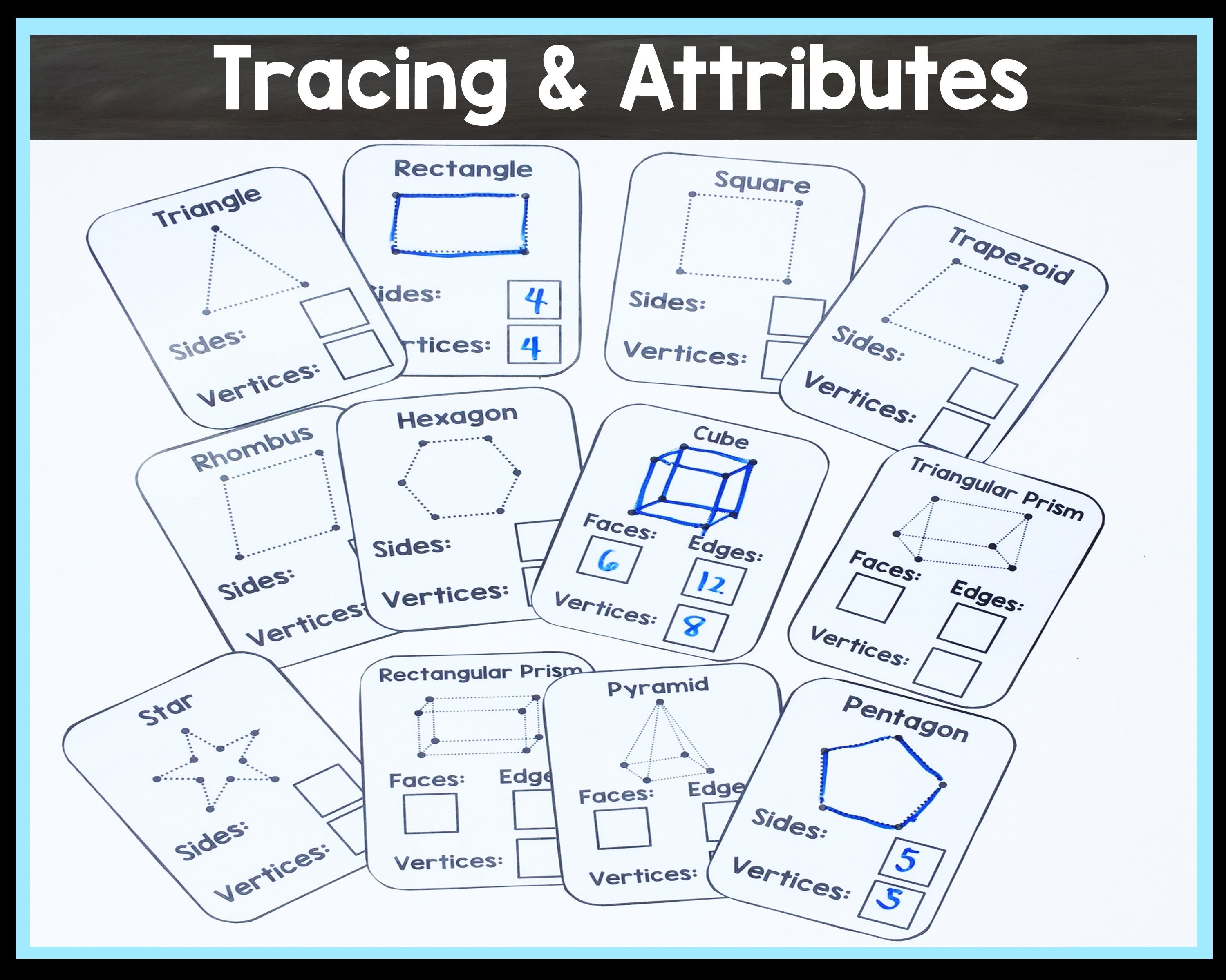 Building 2D and 3D Shapes Activity - Etsy