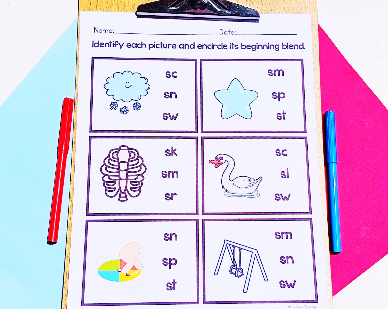 Beginning Blends Activity - Etsy