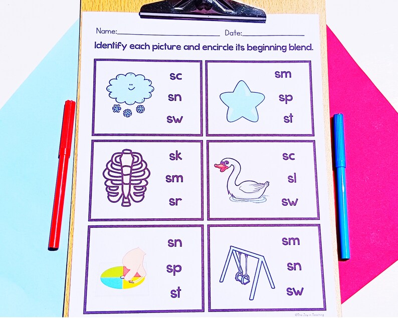 Beginning Blends Activity - Etsy