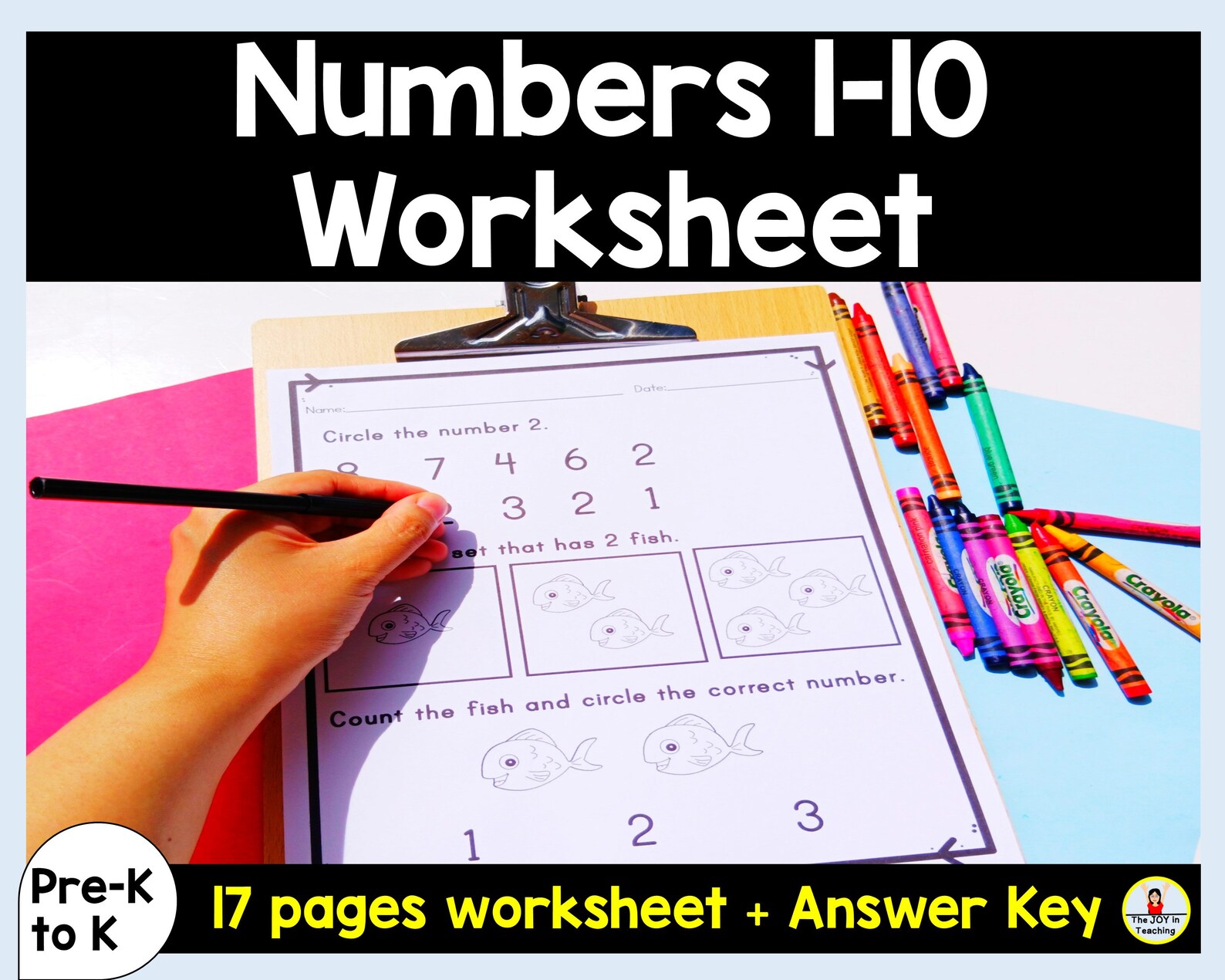 Numbers 1-10 Assessment Worksheet-numbers 1-10 - Etsy