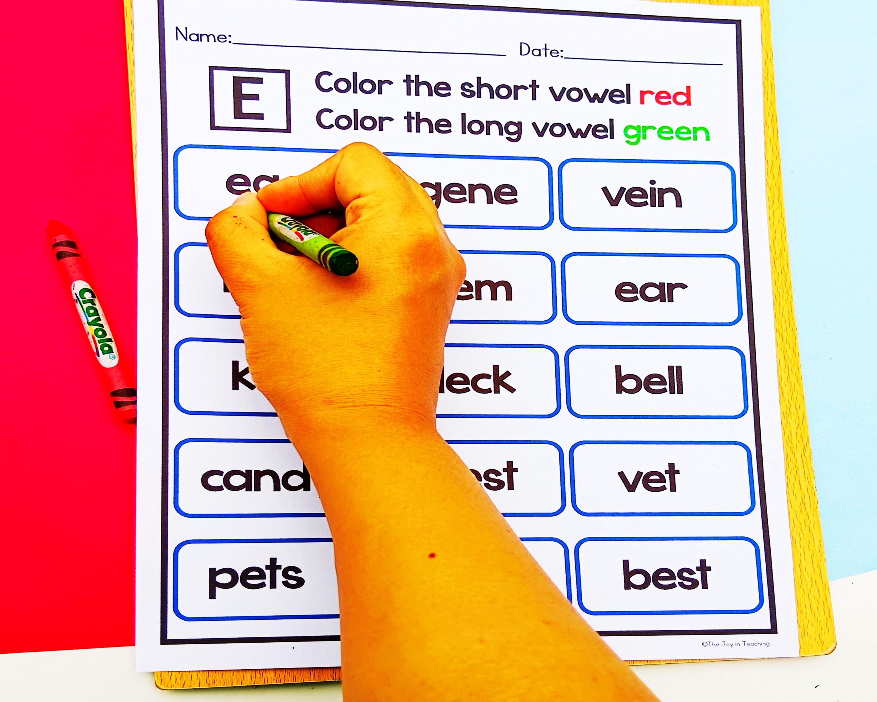 Short Vowel and Long Vowel Word Hunt - Etsy