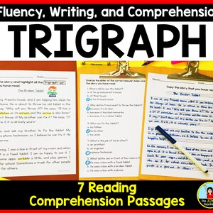 Trigraph Reading Comprehension Passage - Etsy