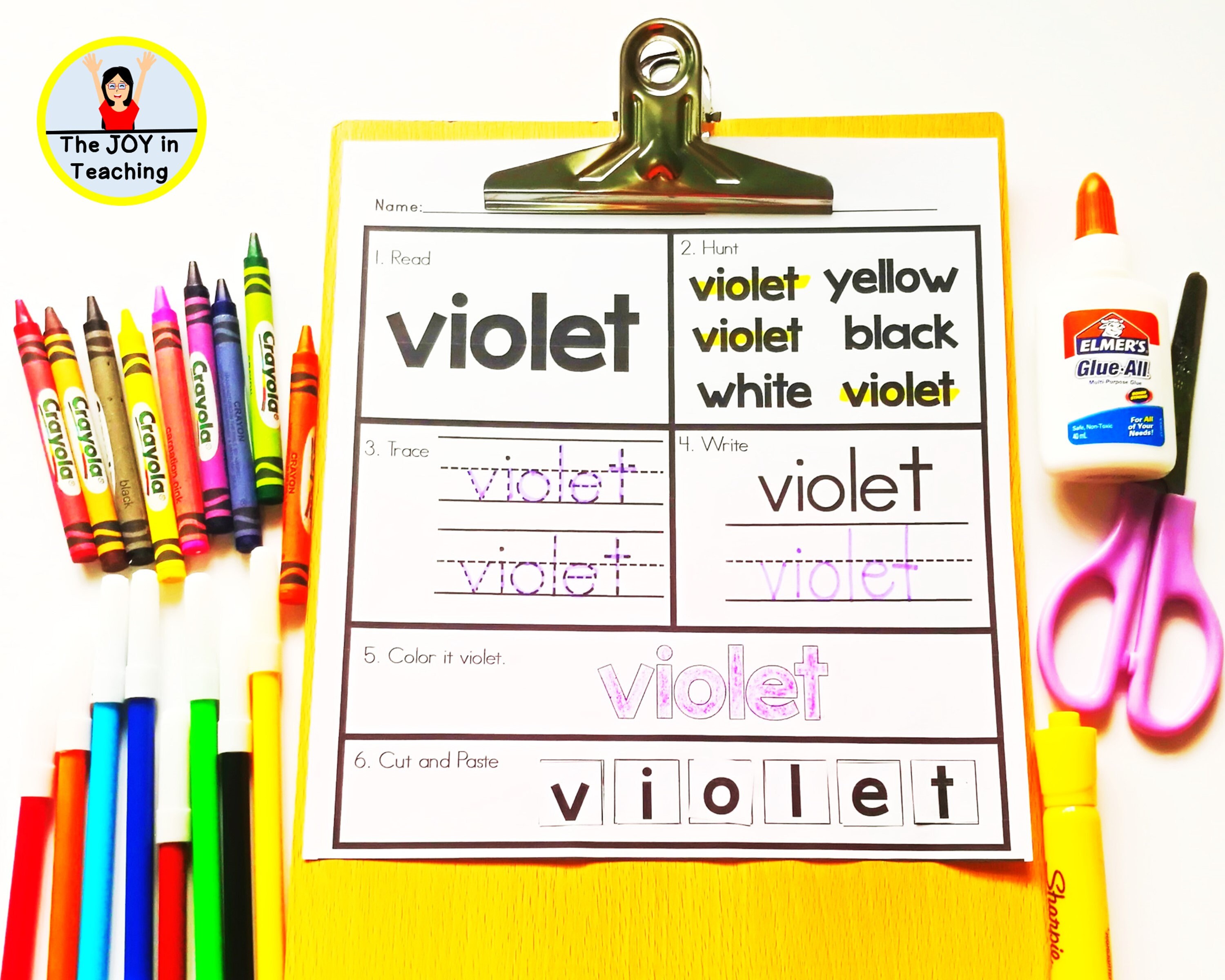 Color Sight Words Worksheet-sight Words Fluency Printable - Etsy