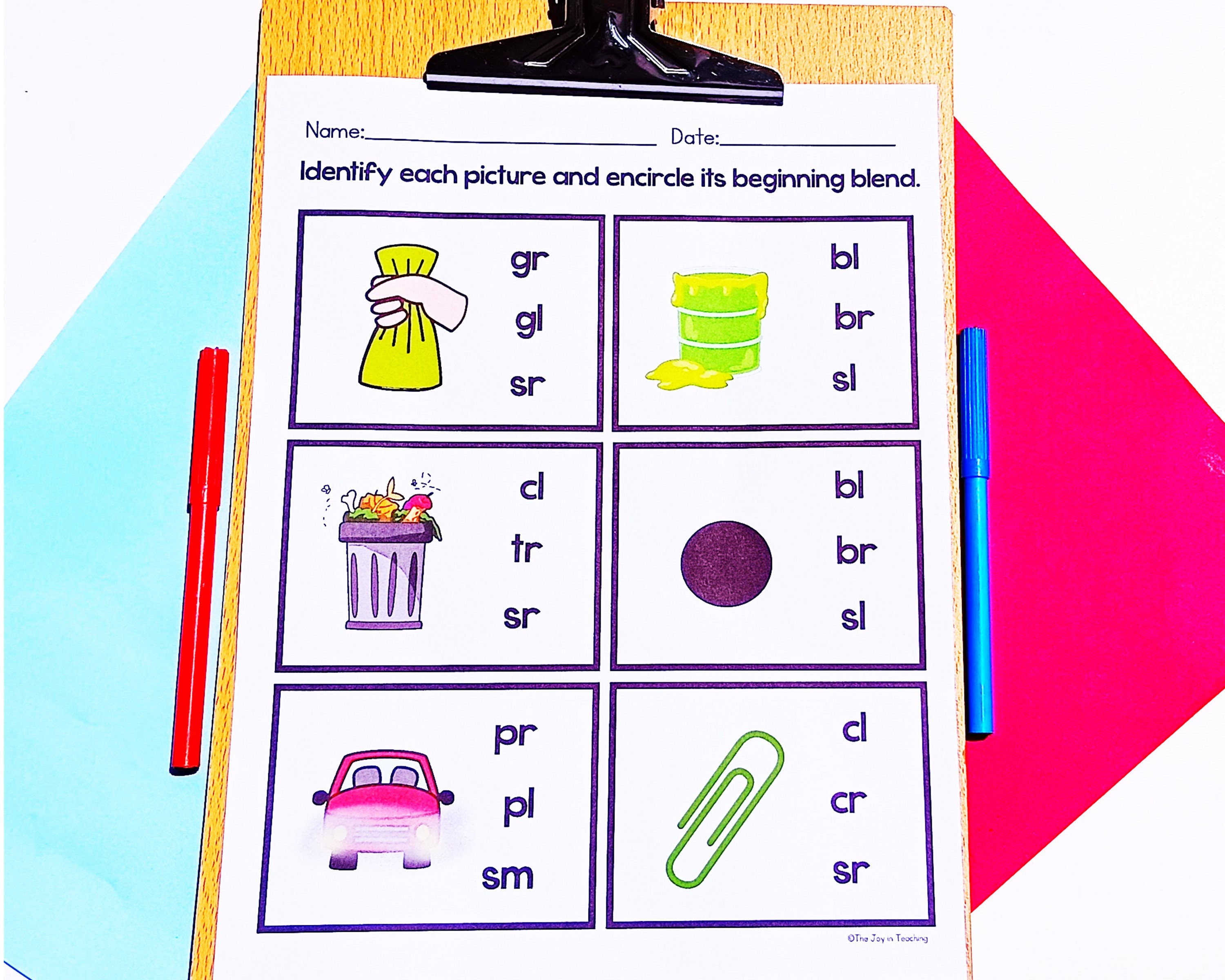 Beginning Blends Activity - Etsy