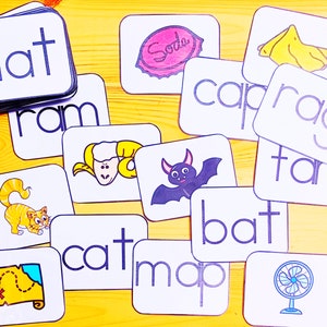 CVC Flashcards - Etsy