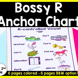 R-controlled Vowel Anchor Chart - Bossy R Anchor Chart - Etsy