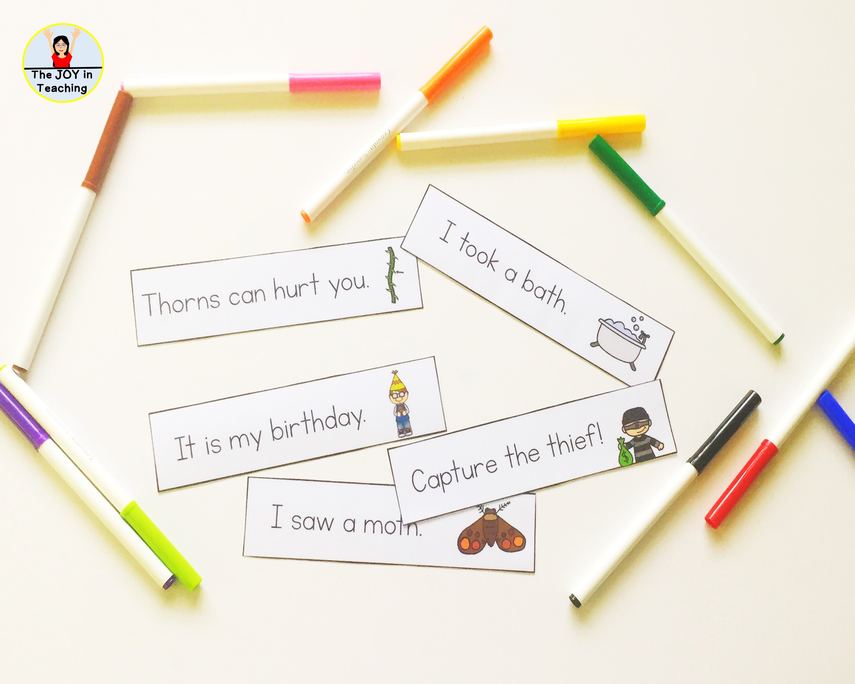 Digraph Sentence Flashcards - Etsy