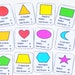 2D and 3D Shapes Flashcards - Etsy
