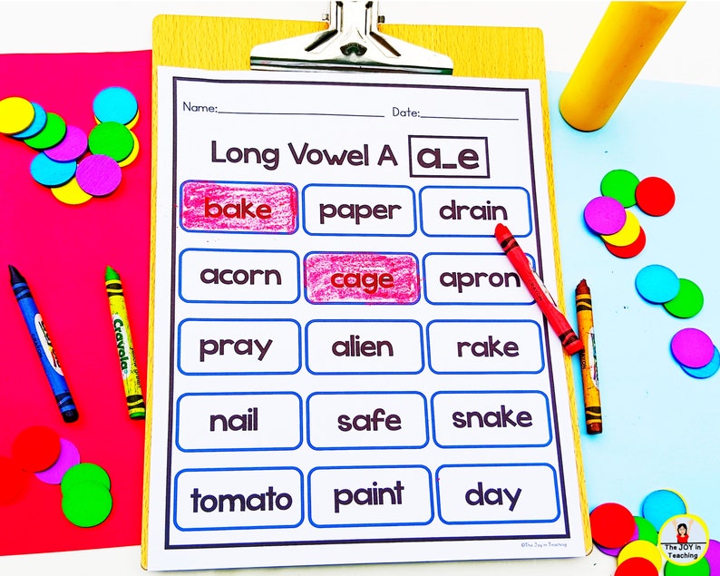 Long Vowel Word Hunt - Etsy