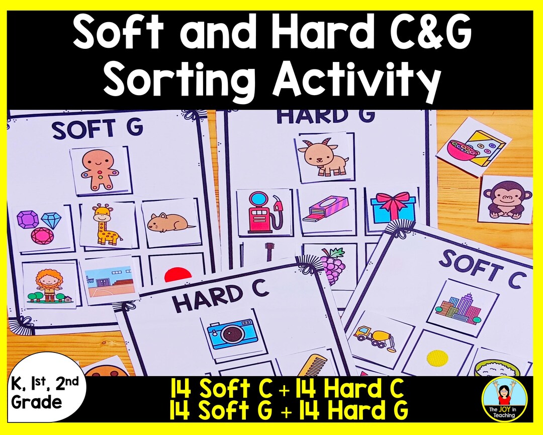 Hard and Soft C and G Sorting Activity - Etsy