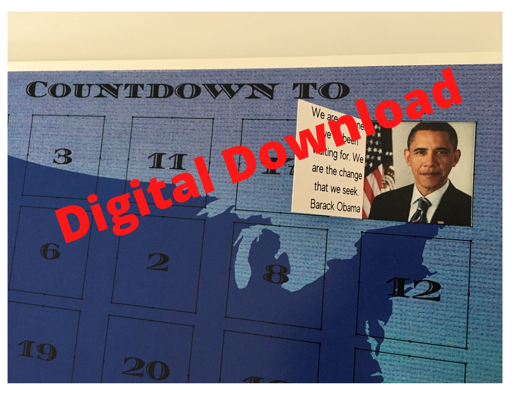 Digital Download--inauguration 2021 Countdown Calendar - Etsy