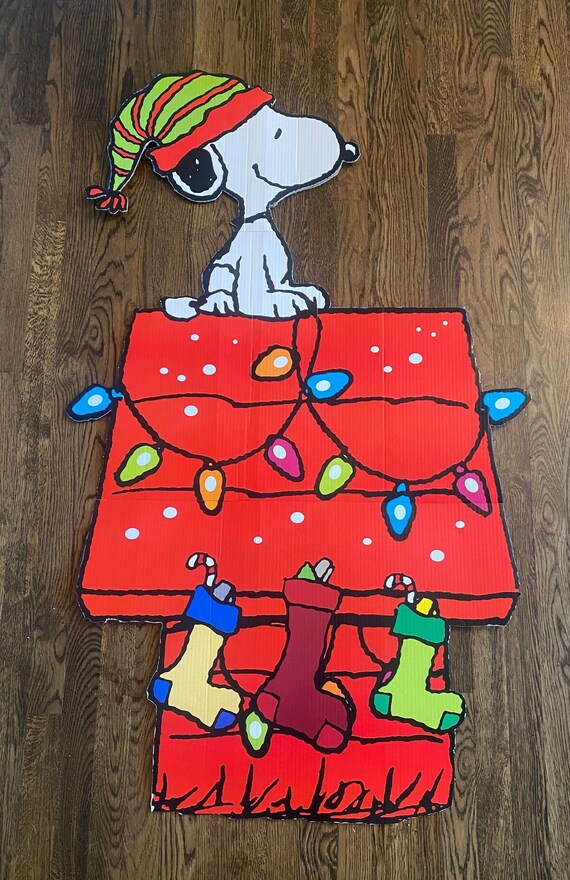 Christmas Snoopy PATTERN | Etsy
