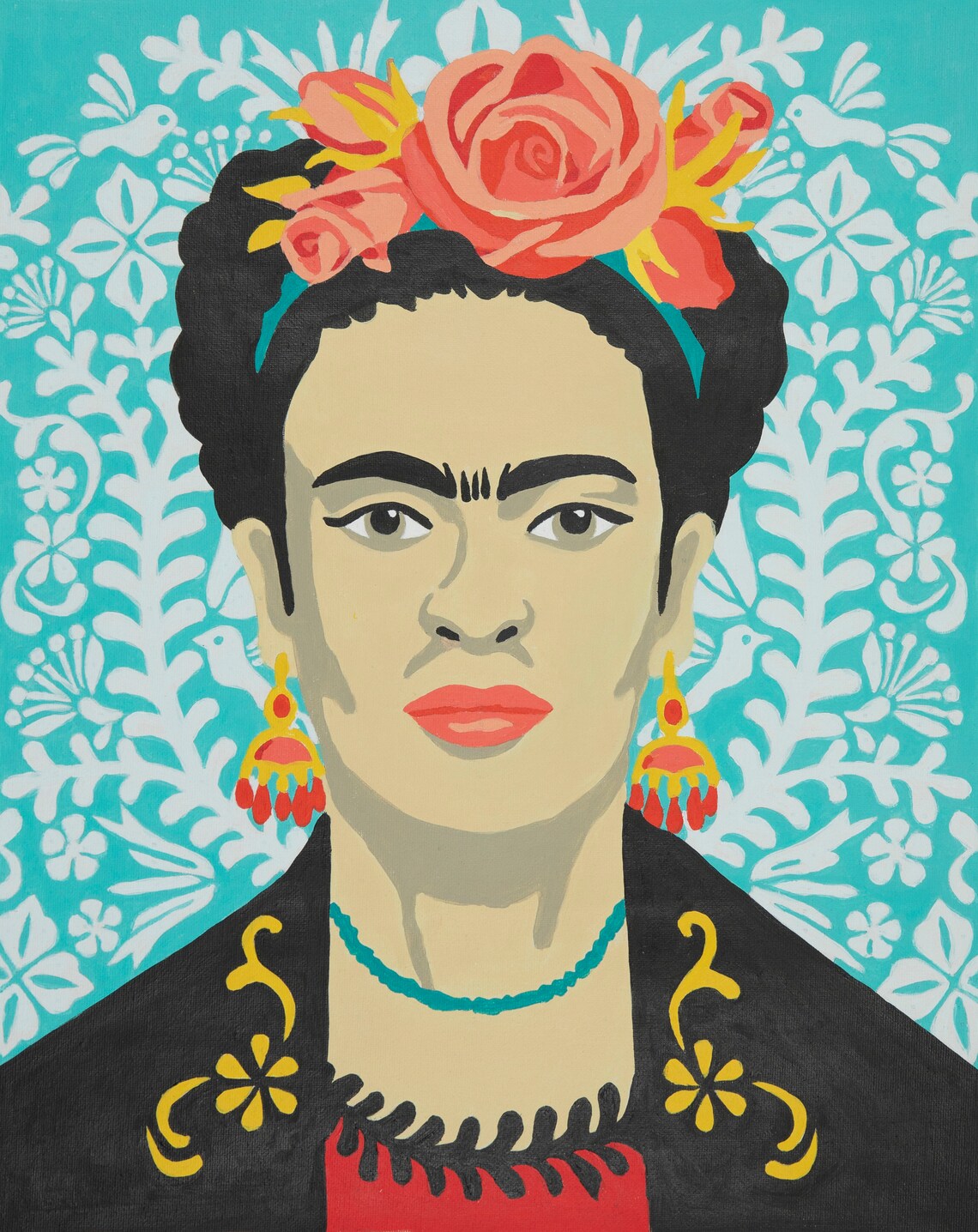 Paint by Numbers Large Frida Kahlo. Custom Paint by Numbers - Etsy UK