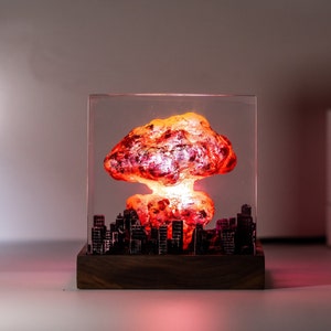 Explosion Atomic Bomb Resin Lamp, Atomic Bomb Custom Night Light, 3D ...