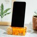 Custom Phone Stand, Wooden and Resin Phone Stand, Personalized Cell ...