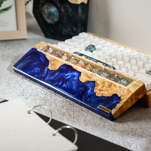 Custom Wood Wrist Rest, Wood Mechanical Keyboard Case, Custom Wooden ...