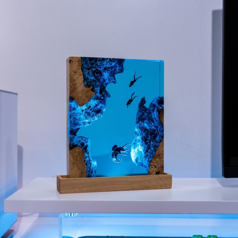 Epoxy Resin Desk - Etsy