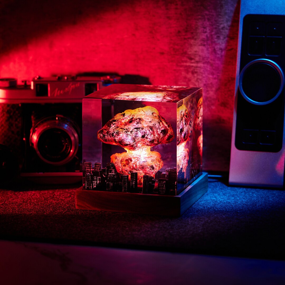 Explosion Atomic Bomb Resin Lamp, Atomic Bomb Custom Night Light, 3D ...