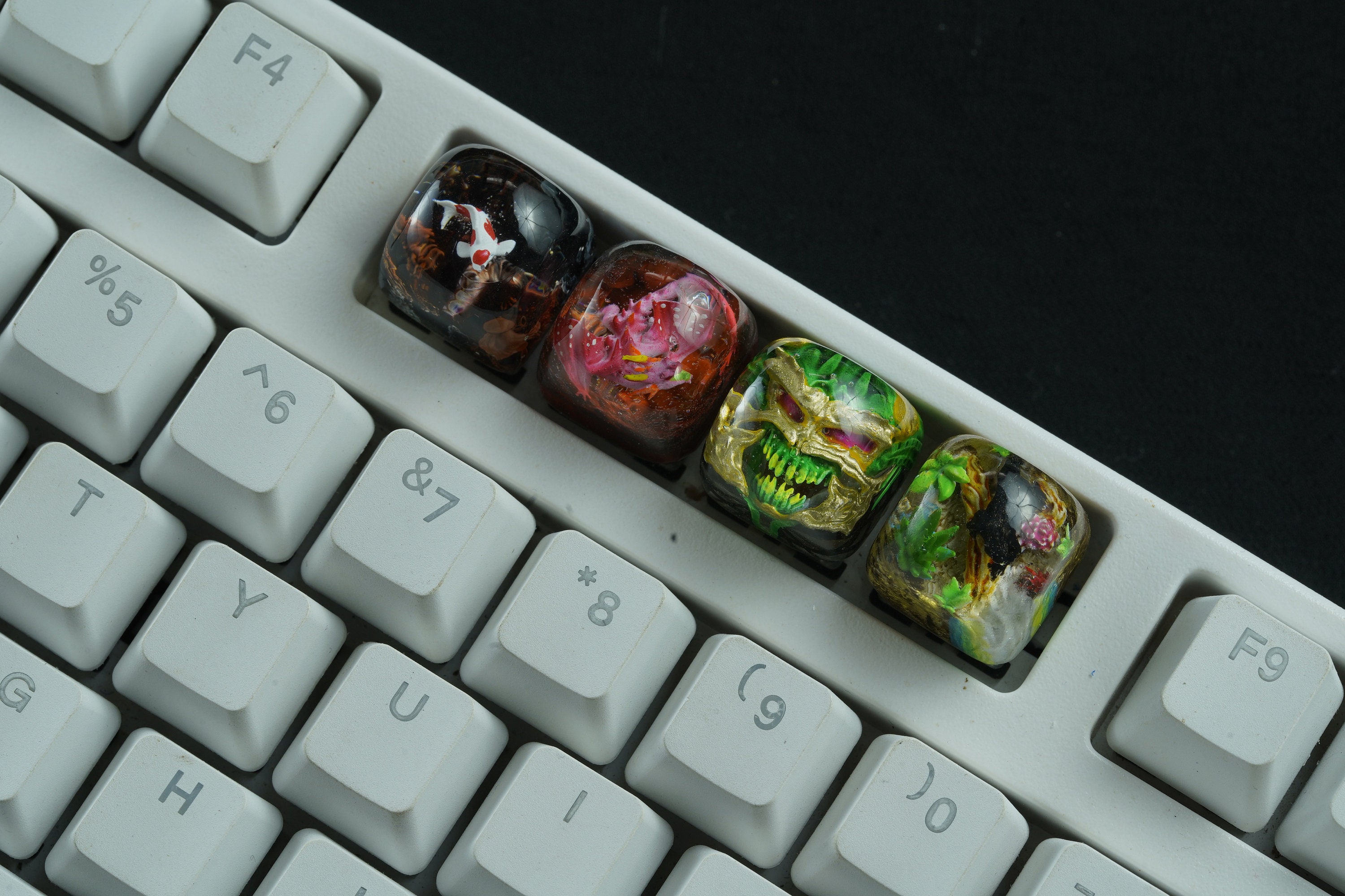 Keycap artisan demon keycap handmade keycap anime keycap | Etsy