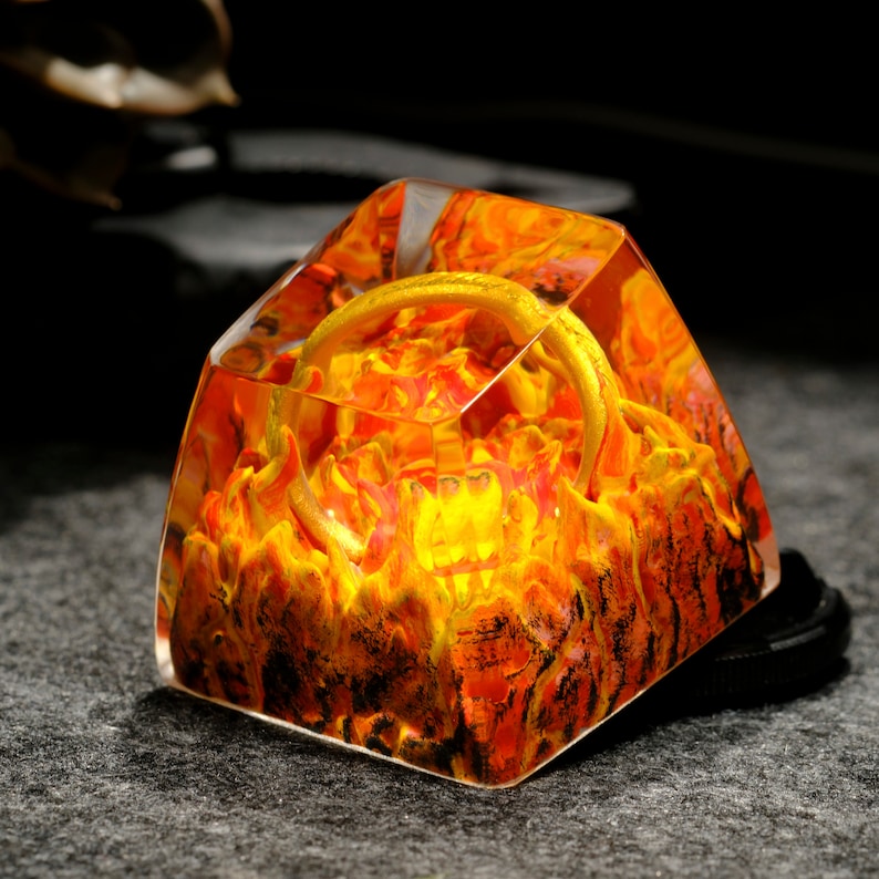 Custom Artisan Keycap Custom Keycaps Resin Handmade Gift Keycaps Anime ...