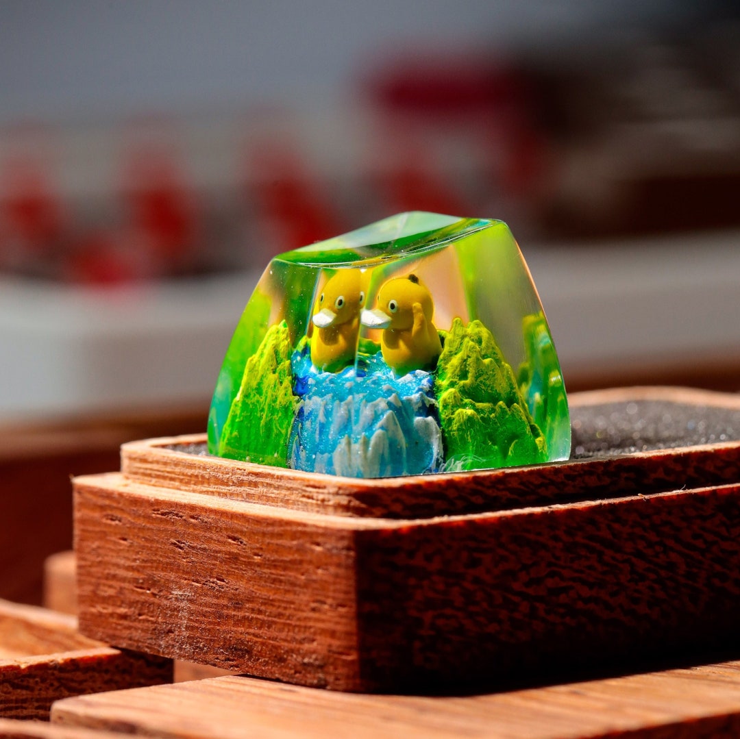Psyduck Pokemon Custom Keycaps Pokemon Keycap Artisan - Etsy