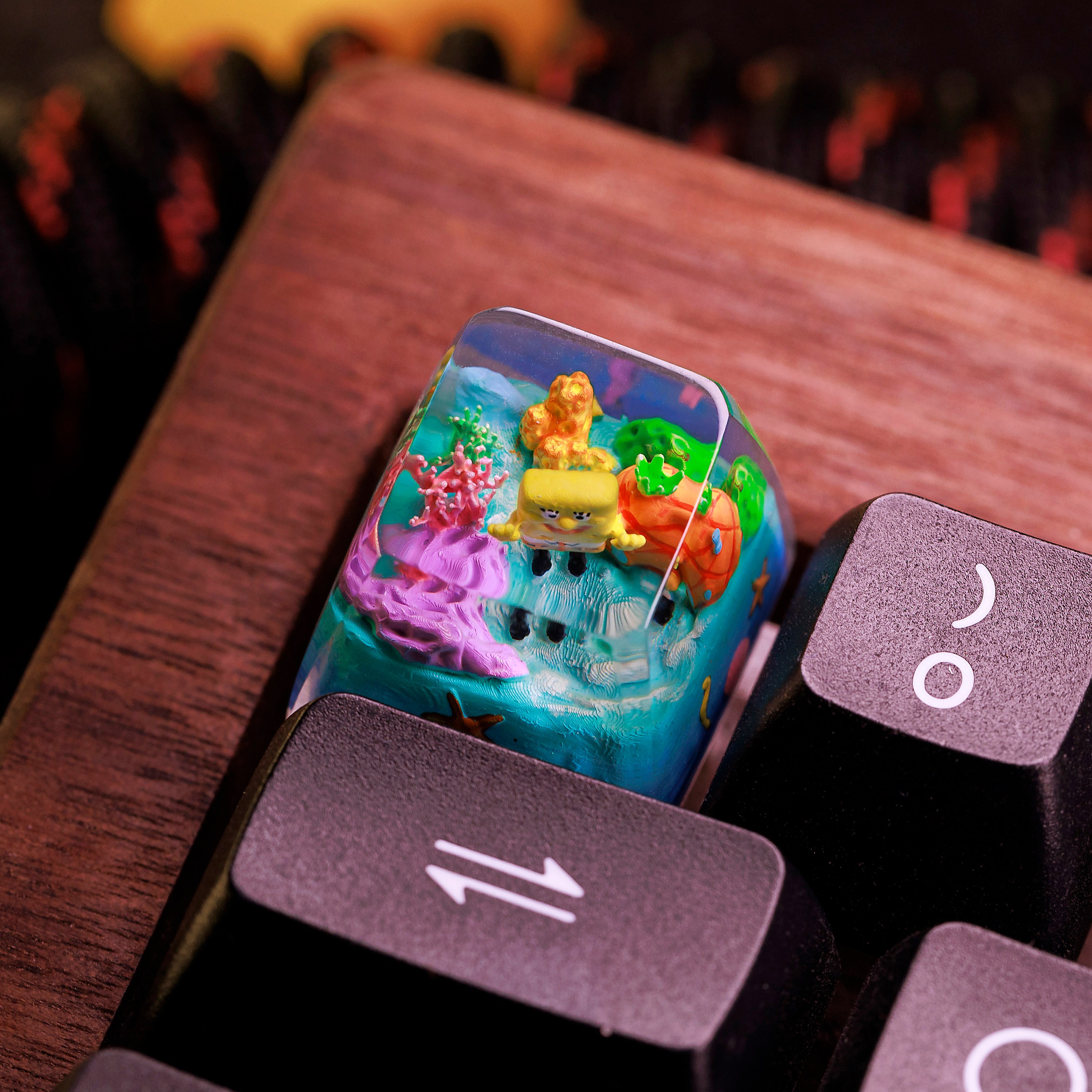 Spon.gebob Artisan Keycaps, Anime Custom Keycaps, Custom Mechanical ...