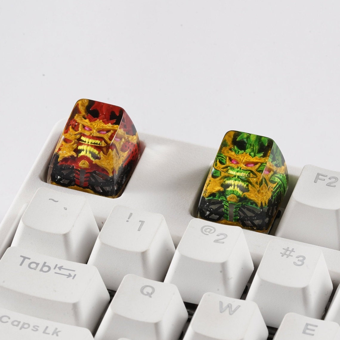 Keycap artisan demon keycap handmade keycap anime keycap | Etsy