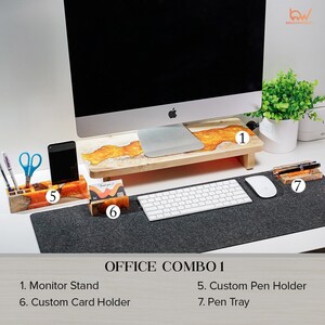 Custom Monitor Stand, Wood Monitor Imac Stand, Monitor Shelf, Walnut ...