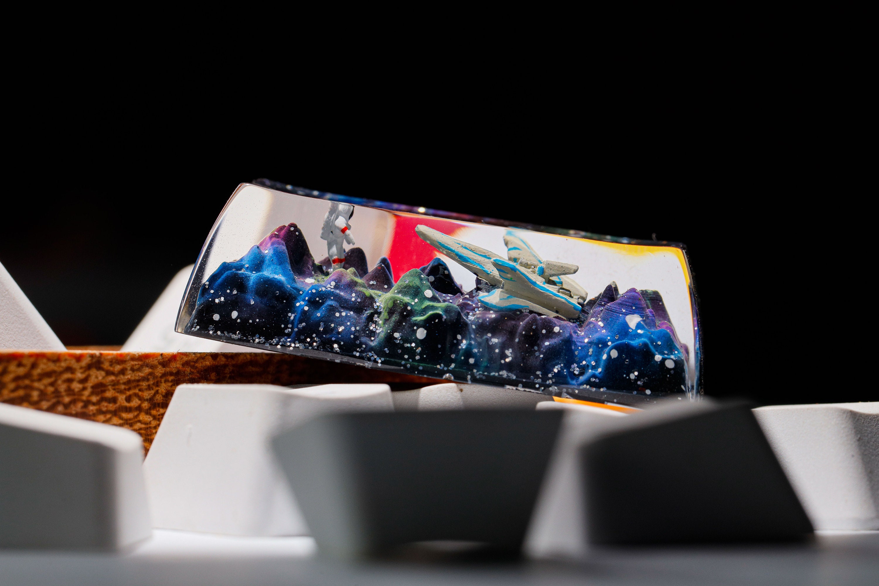 Interstellar Spacebar Keycap, Astronaut Custom Keycaps, Galaxy Spacebar ...