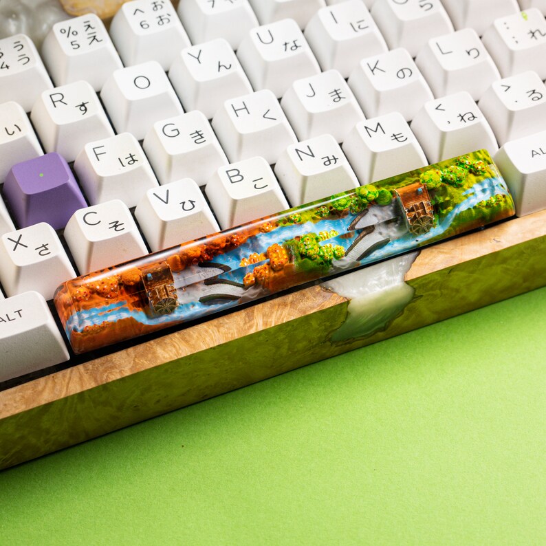 FROZEN WINTER HOME Artisan Keycap, Custom Resin Esc Keycaps, Keycap Set ...