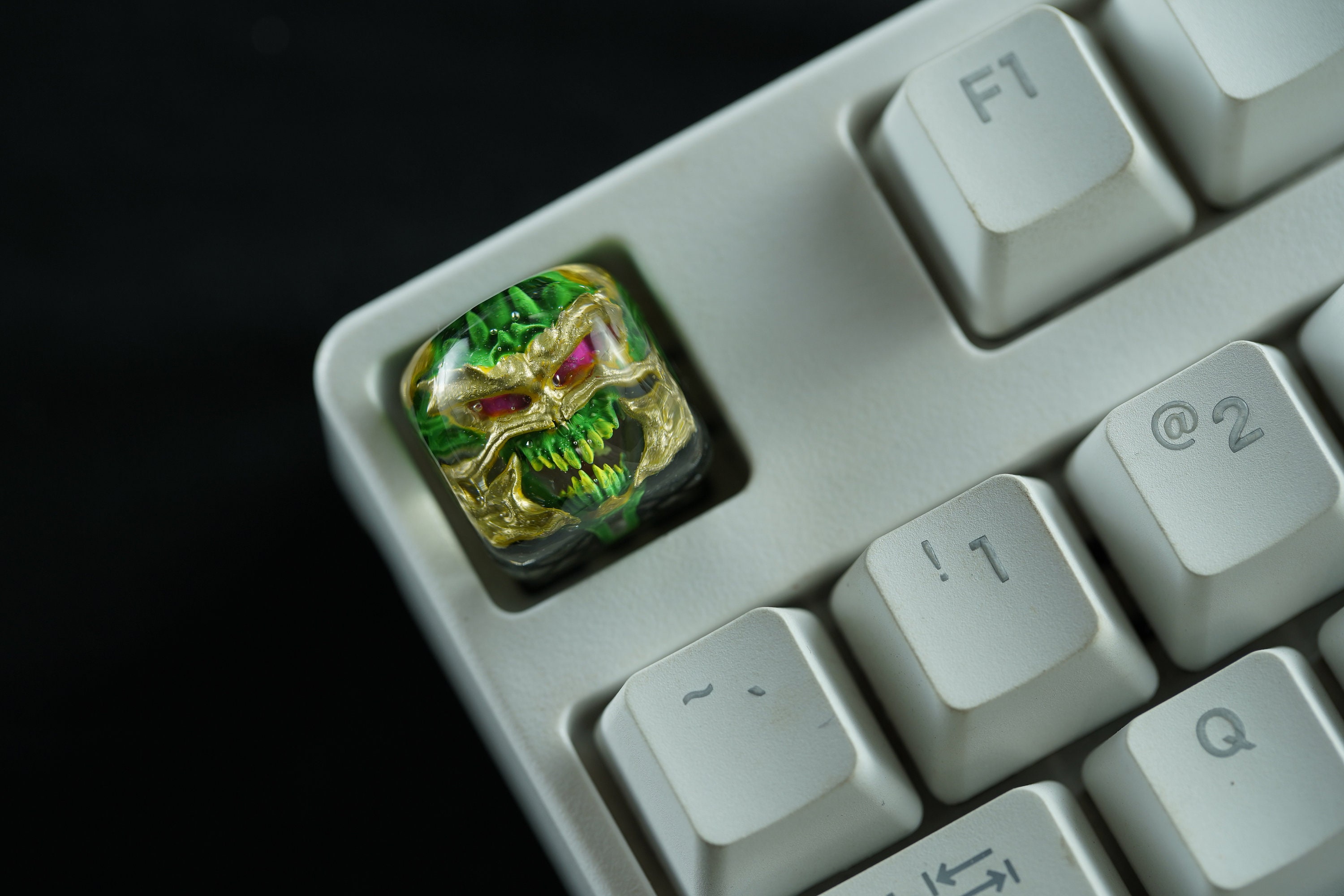 Keycap artisan demon keycap handmade keycap anime keycap | Etsy