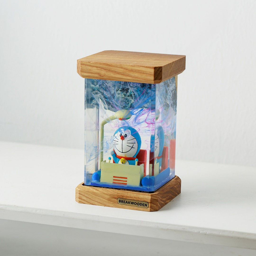 Doraemon Resin Lamp, Anime Epoxy Lamp, Japanese Night Light, Table Lamp ...