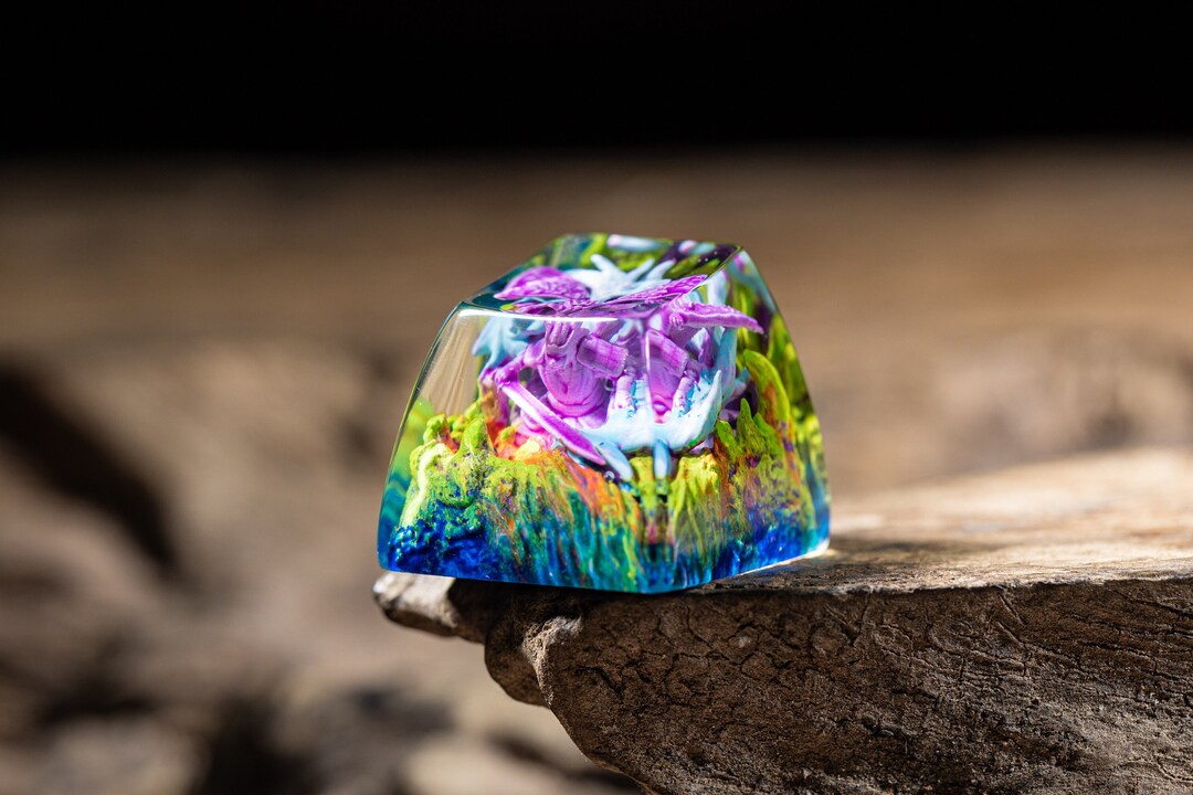 Custom Artisan Keycap, ESC Resin Keycap, Resin Handmade Keycap, Keycaps ...
