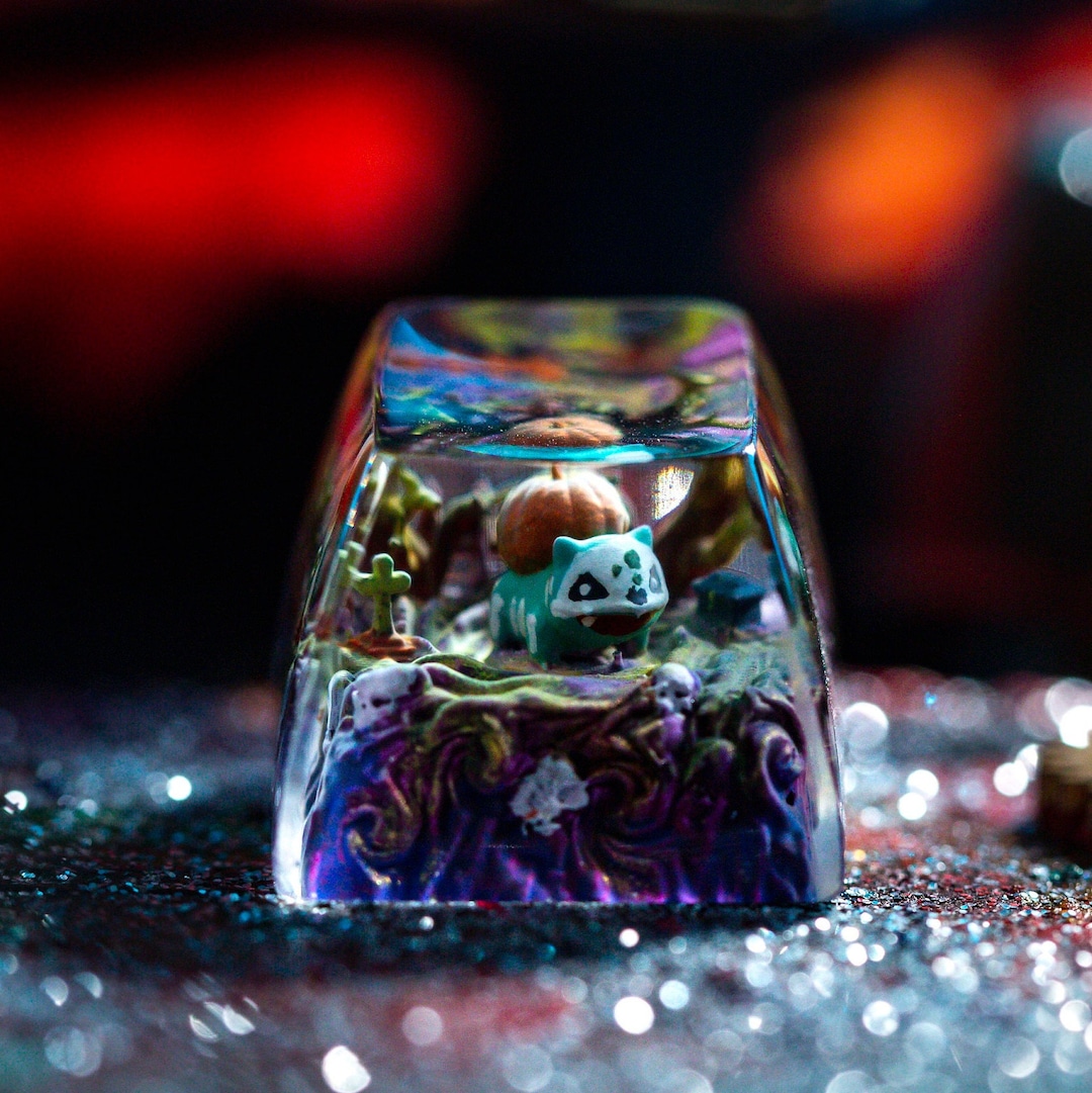 Halloween Artisan Keycap, Custom Spacebar Keycap, Keycap Set, Kute ...