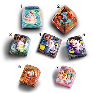 PSYDUCK POKEMON Artisan Keycap, Custom Keycaps, Keycaps Anime, Artisan ...