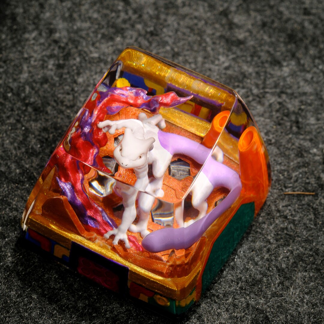 MEWTWO DIORAMA, Diorama personalizado para Art Déco, Resina de dragón ...