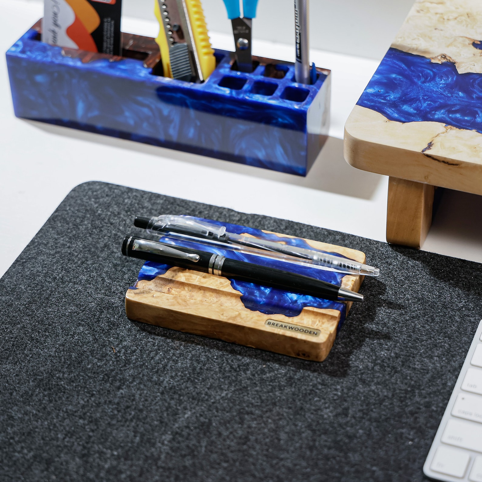 Custom Monitor Stand, Wood Monitor Imac Stand, Monitor Shelf, Walnut ...