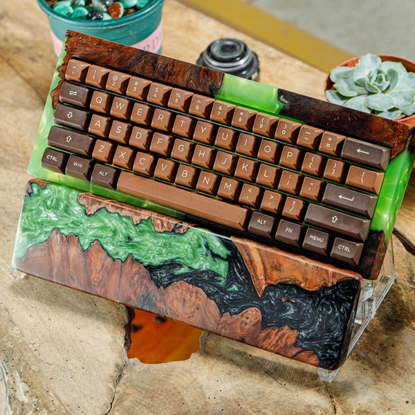 Resin Wood Keyboard Case - Etsy