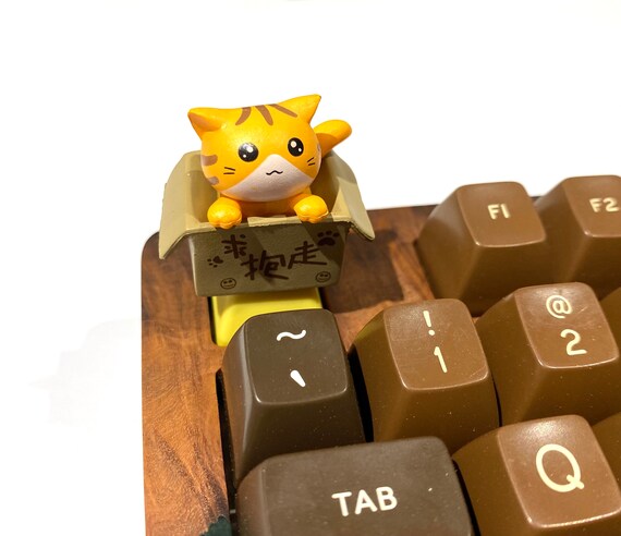 Computers & Peripherals Artisan Keycaps Cats Resin Artisan Keycap ...