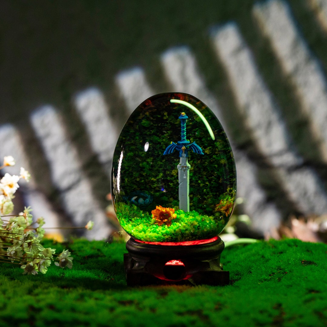 Legend Master Sword Resin Lamp Decor, Desk Lamp, Epoxy Resin Art ...