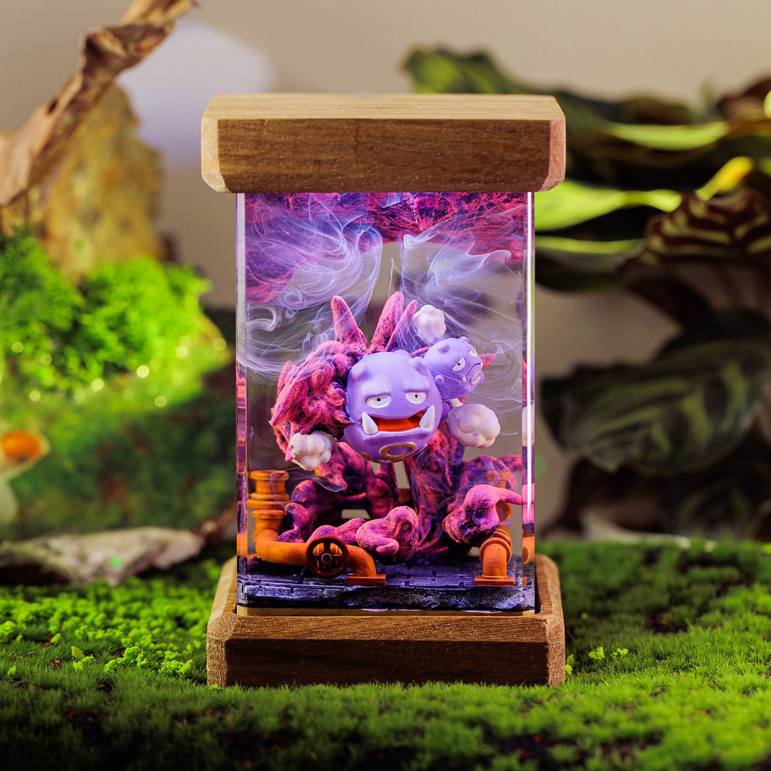 WEEZING Pokemon Resin Diorama Lamp Custom Diorama Kit - Etsy