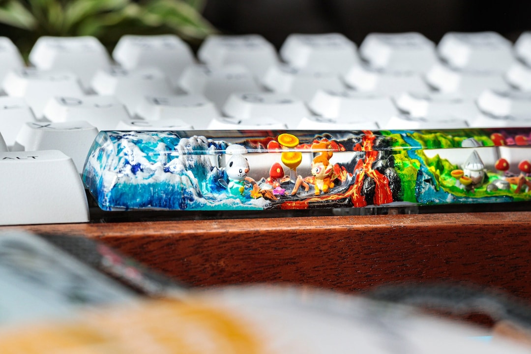 Custom Pokemon Spacebar Artisan Keycap Pokemon Artisan - Etsy